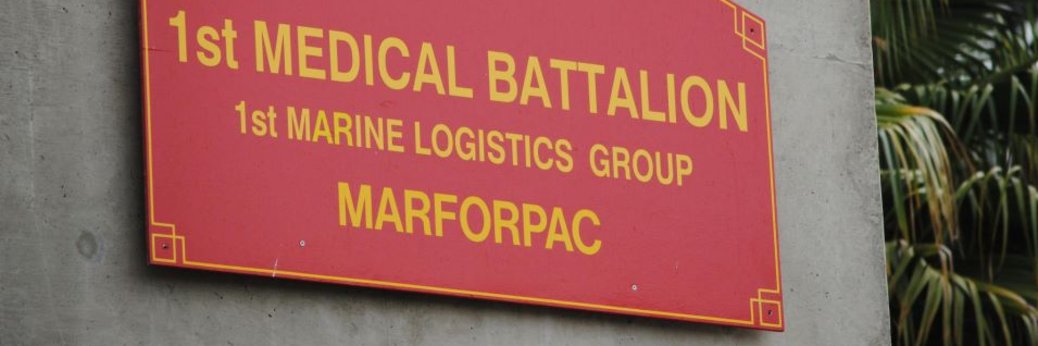 1st Medical Battalion (1st Medical), members stationed in Camp ...