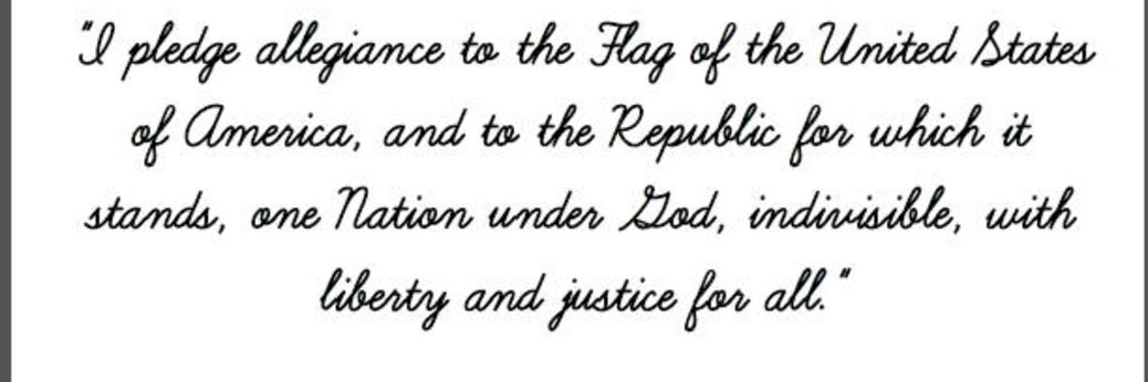 Pledge of Allegiance