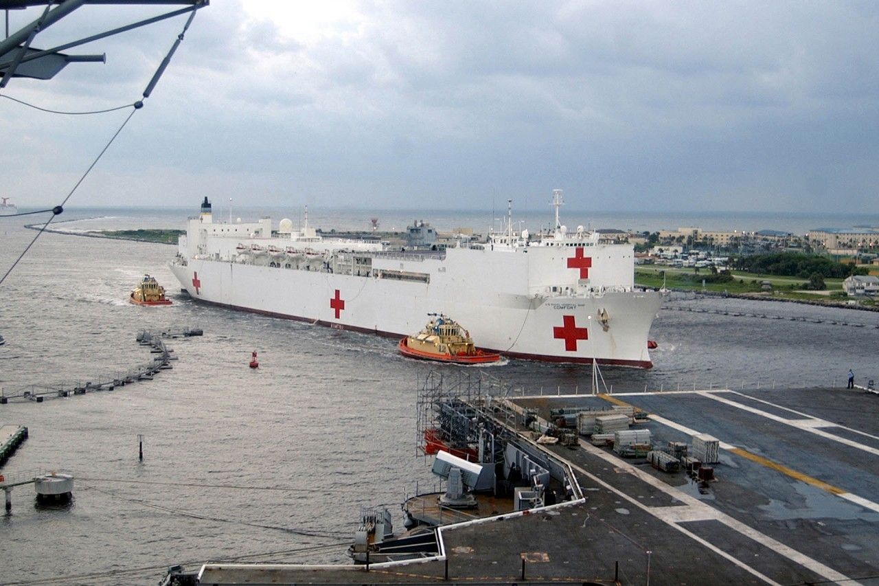 Meet the USNS Comfort, Navy hospital ship that has treated thousands ...