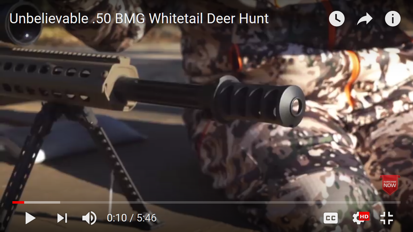 Can a .50 BMG kill with a near miss? Watch this hunting video… | SOFREP ...