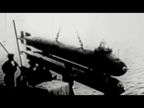 Human Torpedo, German Neger Type 1944 War Dept, WWII; Seized Enemy Film ...