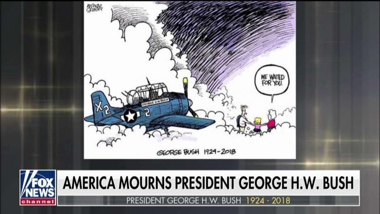 'We Waited for You': Political Cartoonist Honors George H.W. Bush ...