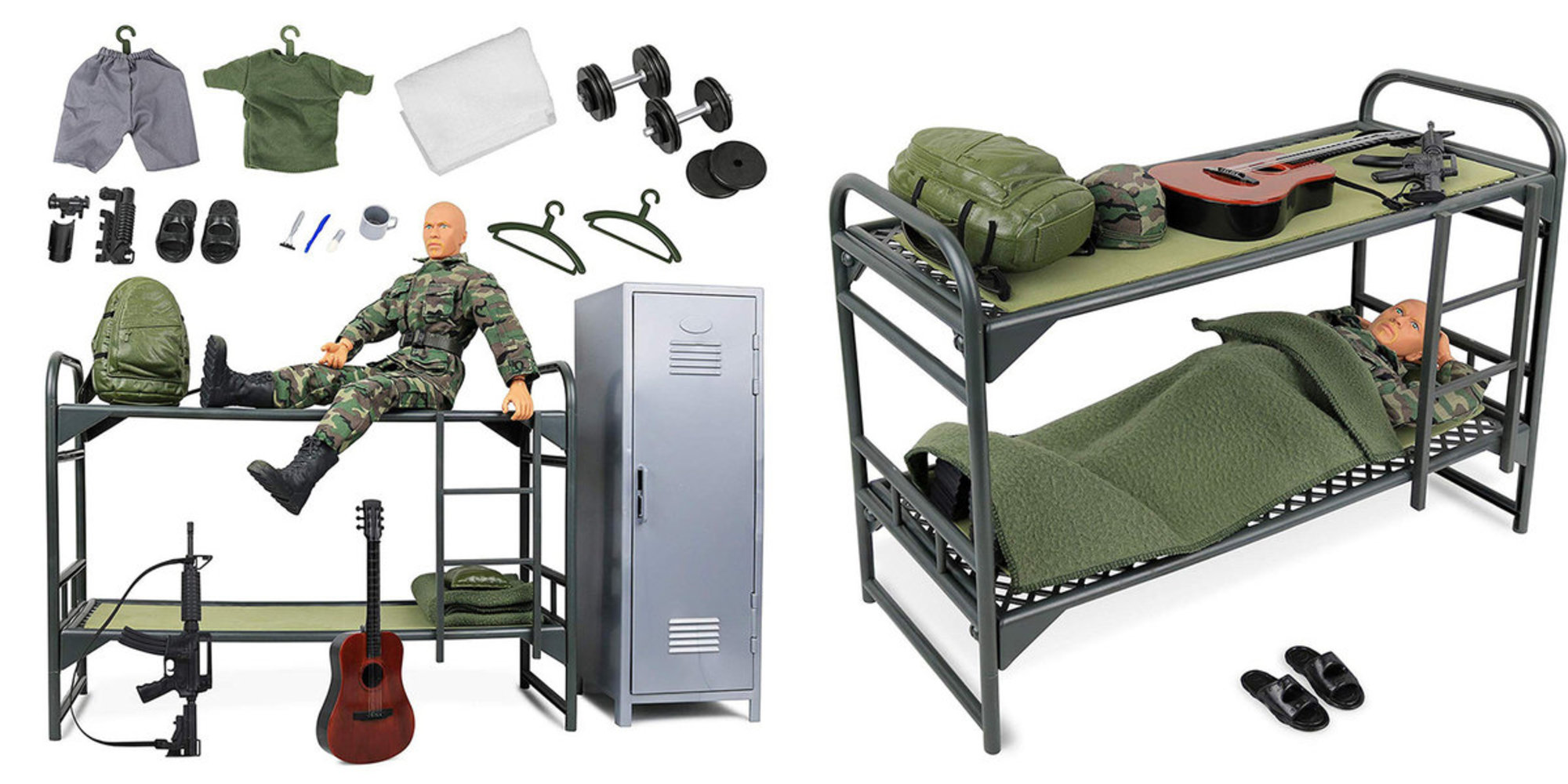 The most realistic toy about Army life ever made is this set with a ...