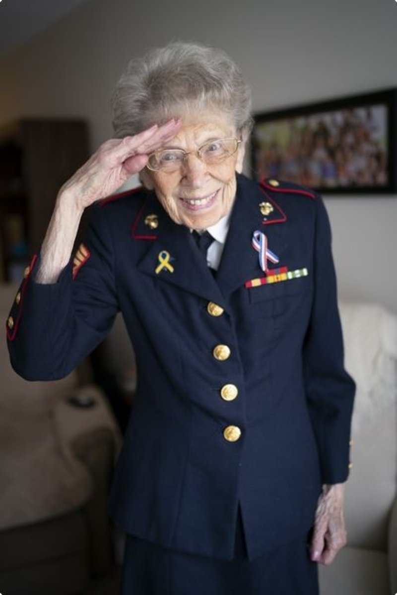 Meet a 97-year-old who was one of the first female Marines | RallyPoint