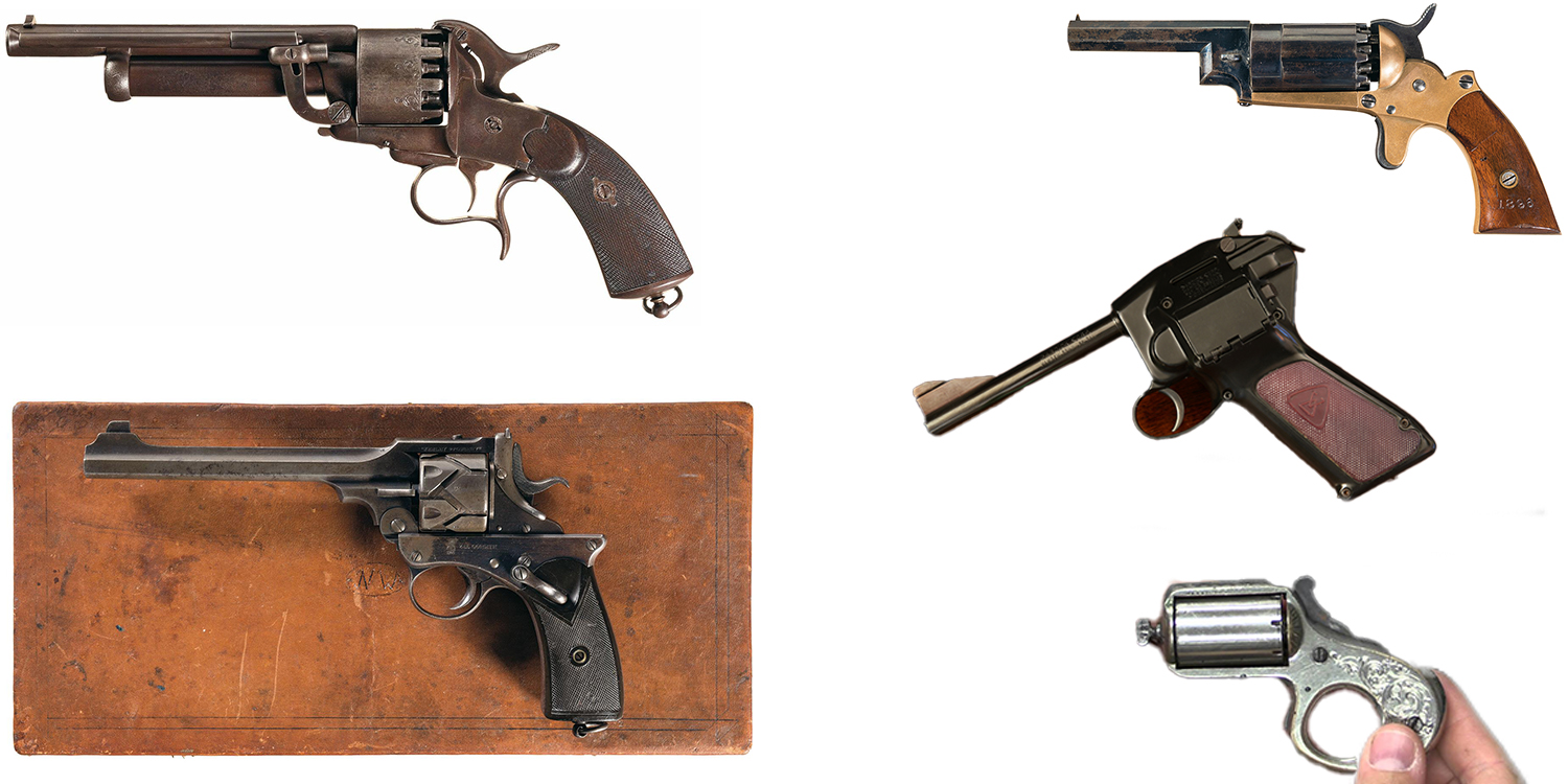 Unconventional Revolver Designs - LeMat, Knuckledusters and More ...