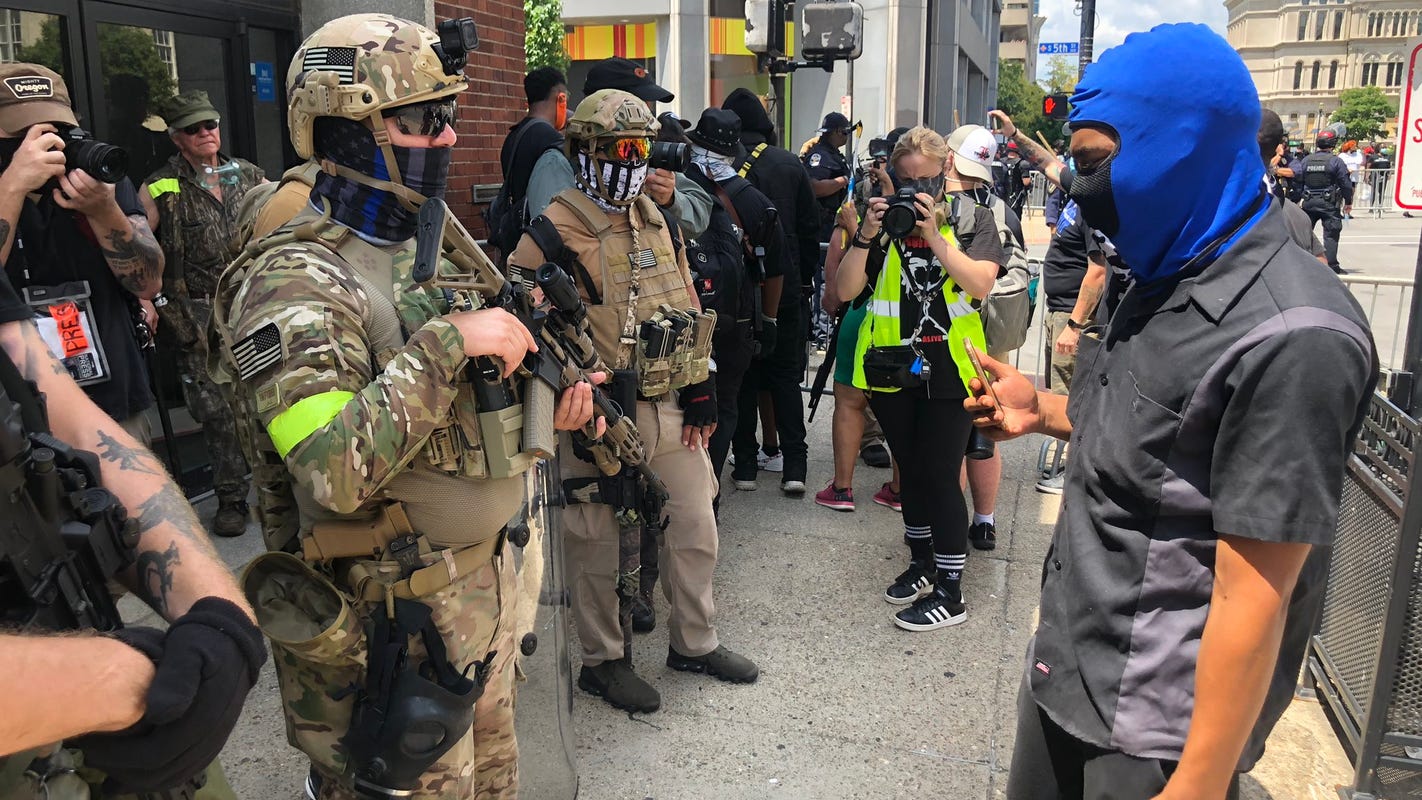 Armed 'militias' are illegal. Will authorities finally crack down if ...