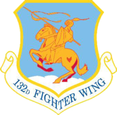 132nd Fighter Wing (132 FW), in Des Moines International Airport, IA is ...