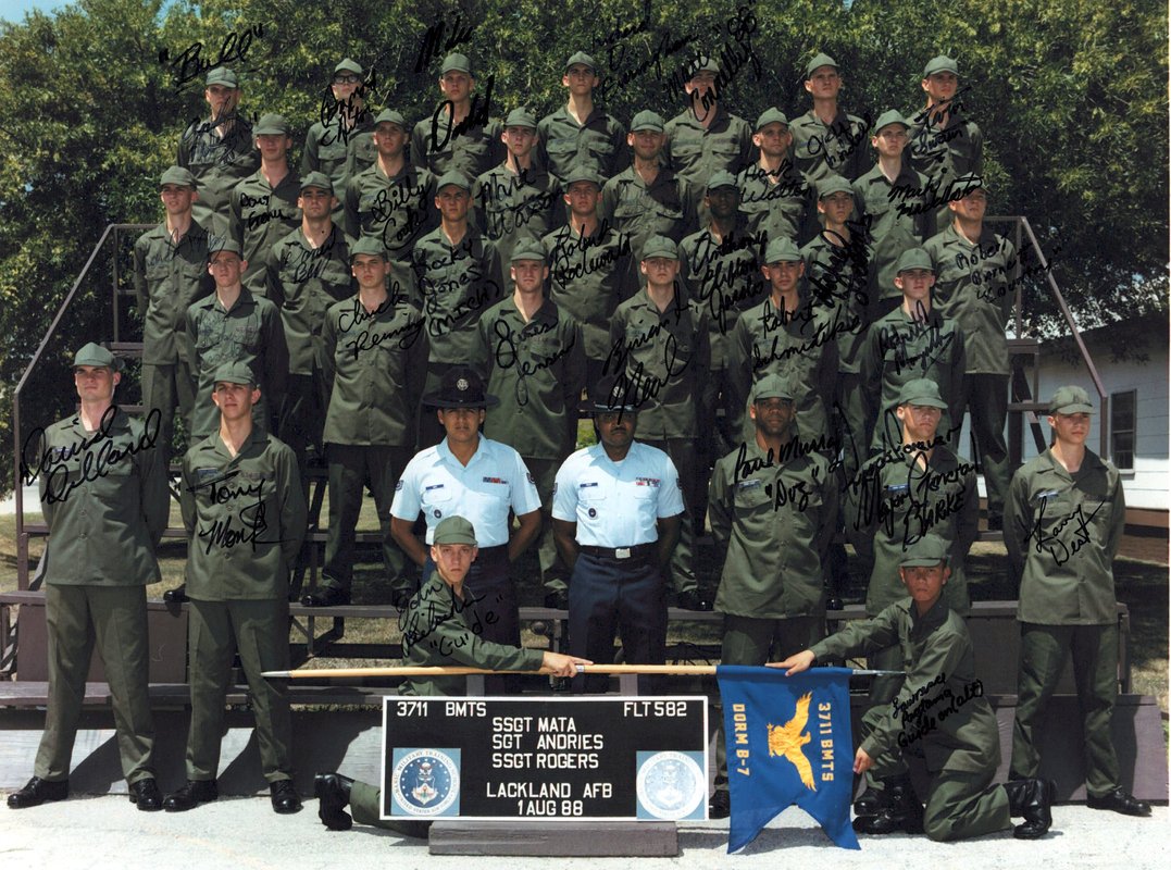 Aug 1988 - Oct 1988 Basic Military Training. Lackland AFB. Anyone have ...