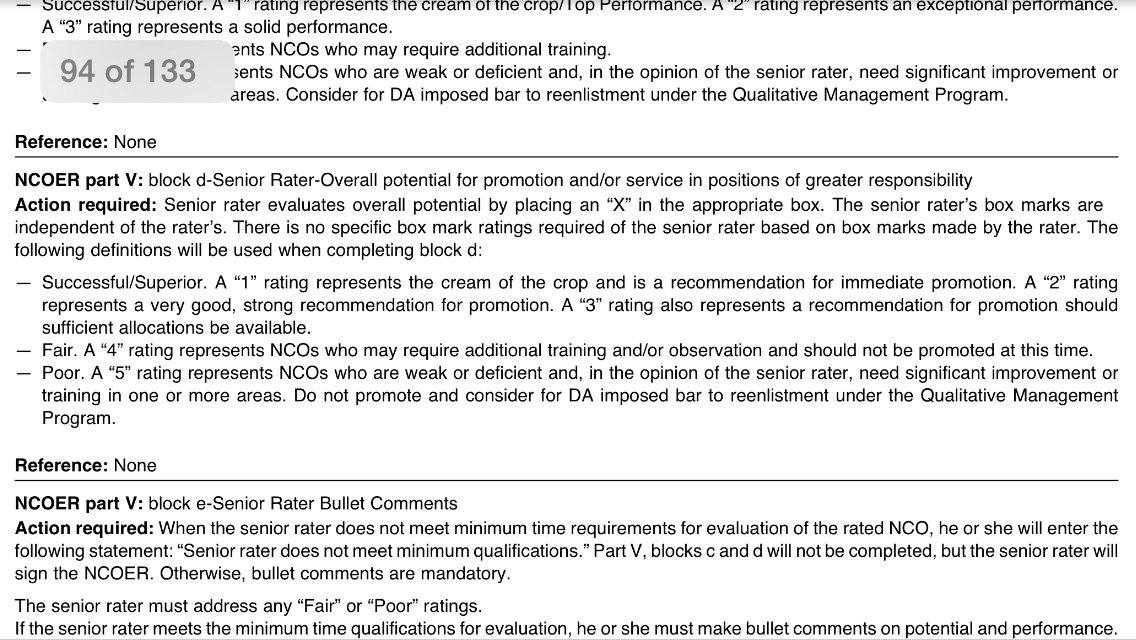 Army Ncoer Regulation Army Military Army Ncoer Regulation Army Military