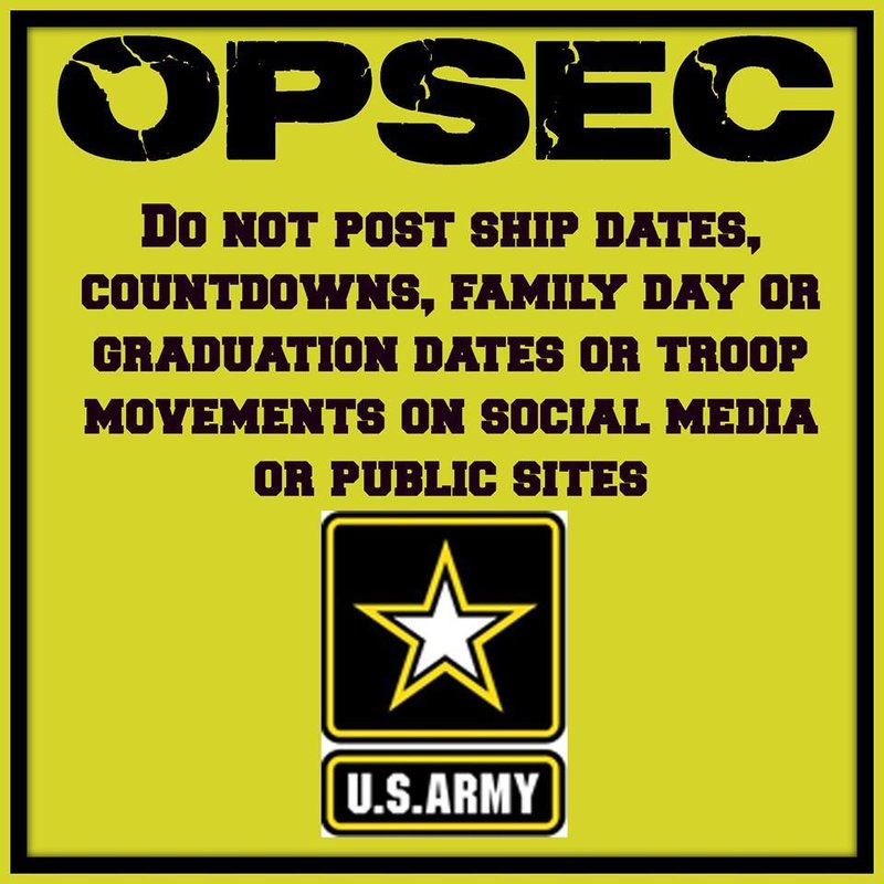 OPSEC Just In Case We Need To Be Reminded RallyPoint OPSEC Just In Case We Need To Be Reminded RallyPoint