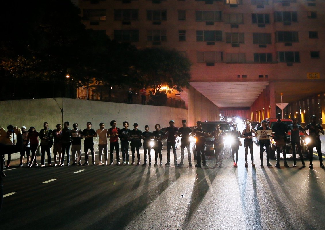 Would you drive through protesters blocking road? | RallyPoint