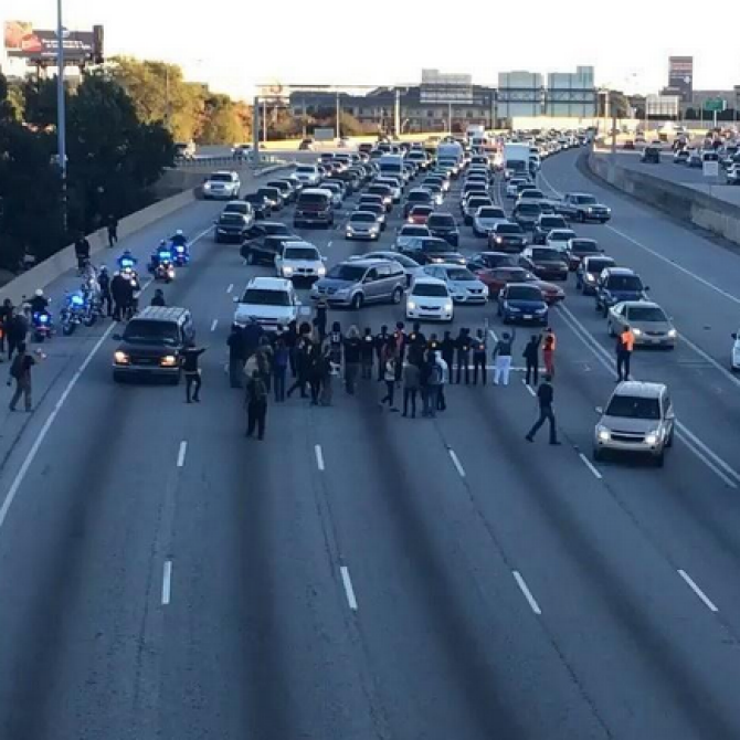 Would you drive through protesters blocking road? | RallyPoint