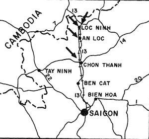 U.S. and North Vietnamese forces battle near Loc Ninh. - Dec 27, 1969 ...