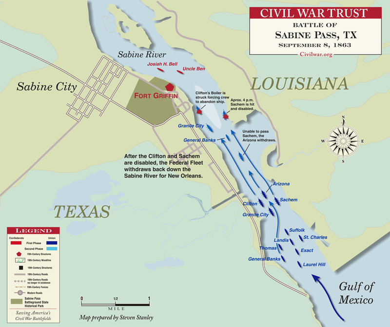 Battle of Sabine Pass. Civil War Battle | RallyPoint