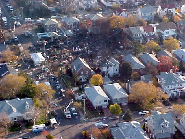 Plane crashes in Rockaway, New York - Nov 12, 2001 - HISTORY.com ...