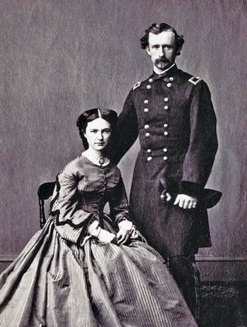 Elizabeth Bacon marries George Custer - Feb 09, 1864 - HISTORY.com ...