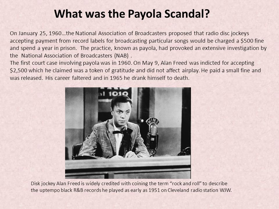 The Payola scandal heats up - Feb 11, 1960 - HISTORY.com | RallyPoint