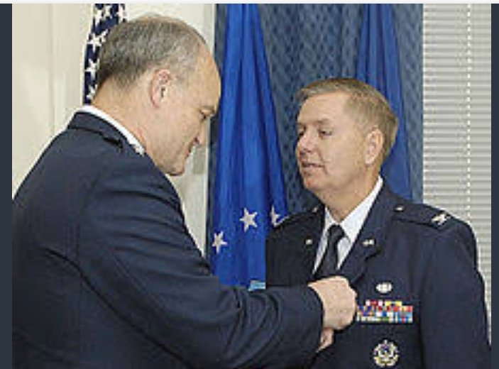 I didn't know that Senator Lindsey Graham was a colonel in the US Air ...