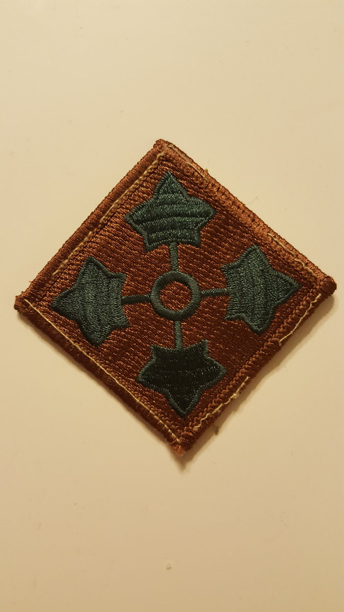 Was the 4th ID shoulder patch awarded for combat service in OIF 1 ...