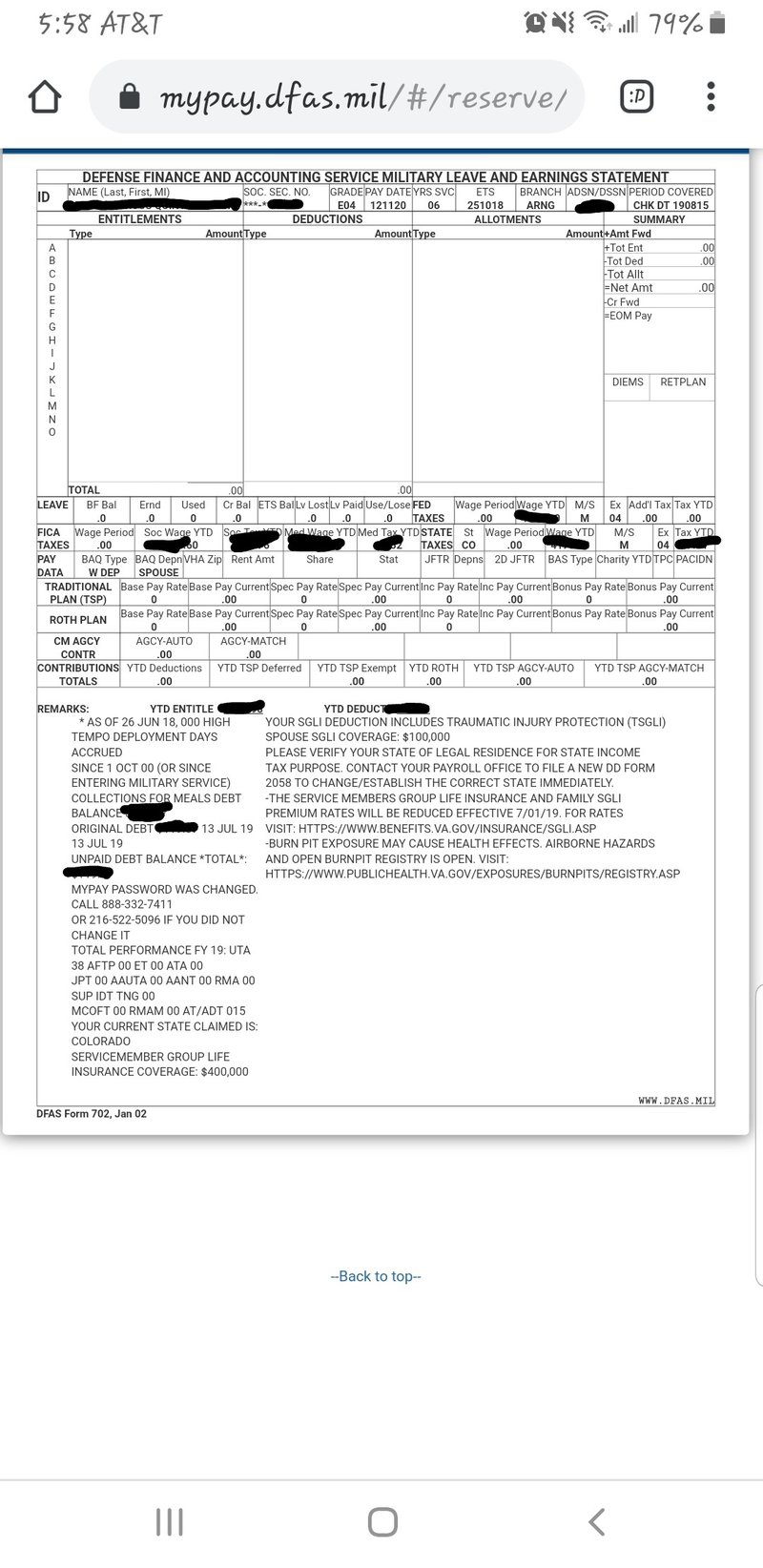 What does a bonus LES look like? | RallyPoint