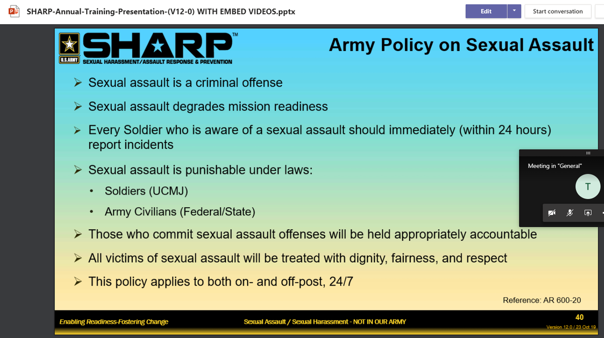 Can Chain of Command launch an investigation on a dropped SHARP charge ...