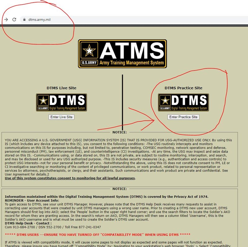 I've got two soldiers that need DTMS training. Can someone point me in ...