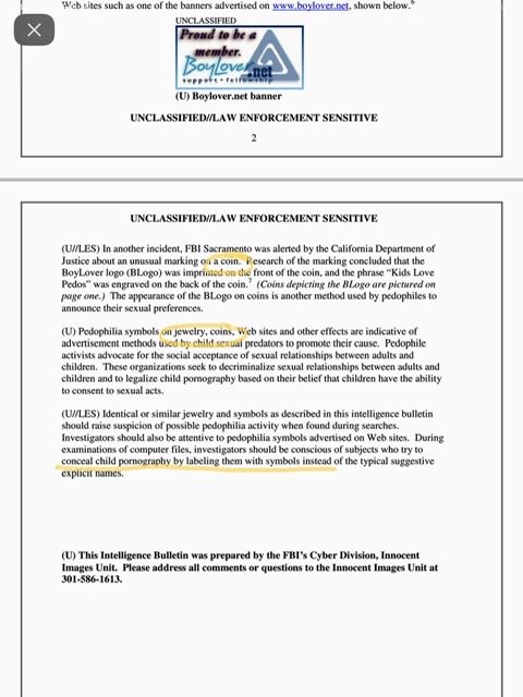 Fbi Pedophile Symbols | RallyPoint